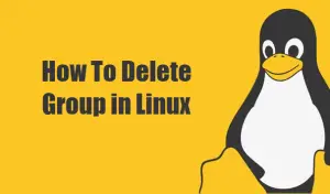 How to Delete a Group in Linux - OSETC TECH