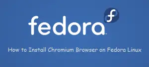 How to Install Chromium Browser on Fedora Linux - OSETC TECH
