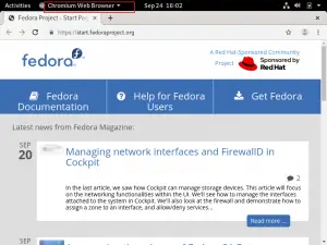 How to Install Chromium Browser on Fedora Linux - OSETC TECH
