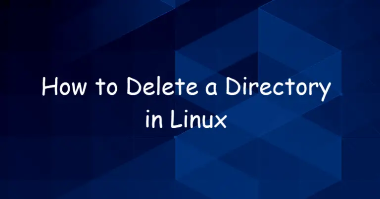 How To Delete A Directory In Linux Osetc Tech